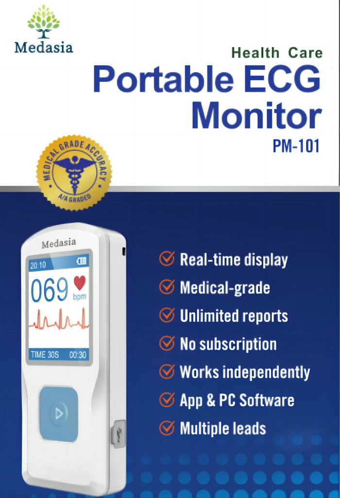 Advanced Portable ECG Monitor for Heart Health – MEDASIA HEALTHCARE