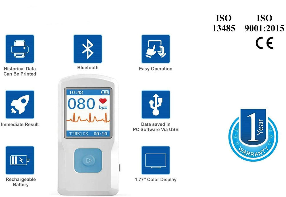 Advanced Portable ECG Monitor for Heart Health – MEDASIA HEALTHCARE